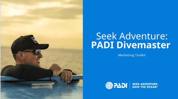 New PADI Divemaster Marketing Toolkit Now Available | 【BlueKAREM】ダイビングのプロフェッショナル向け情報サイト